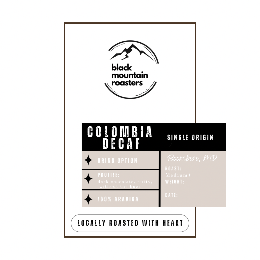 Single Origin: Colombia DECAF - Medium/Dark – Black Mountain Roasters